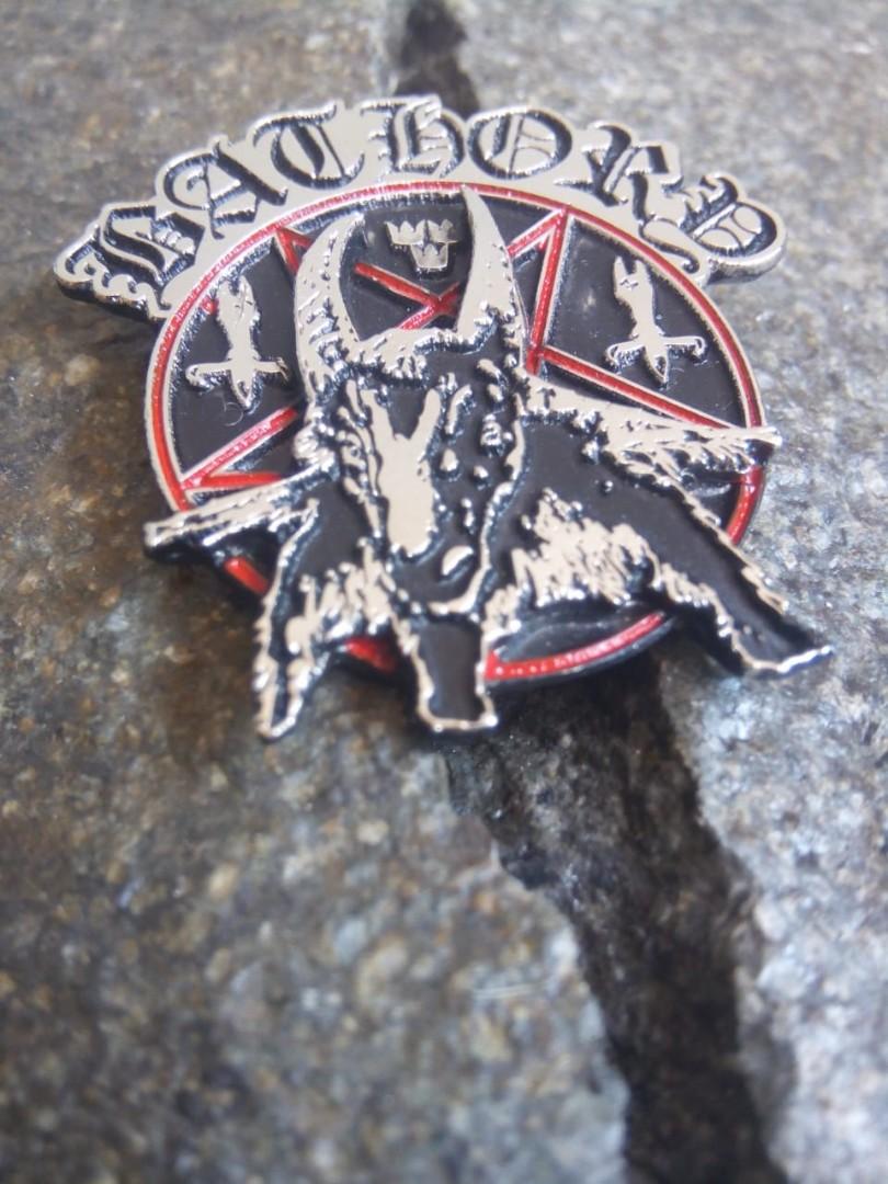 Lapel pin metal badge bathory, Fesyen Pria, Aksesoris, Lainnya di Carousell