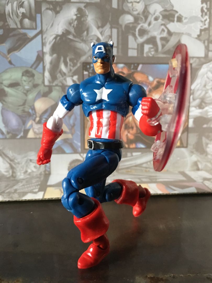 MARVEL UNIVERSE PLASMA SHIELD CAPTAIN AMERICA, Hobbies & Toys, Toys ...
