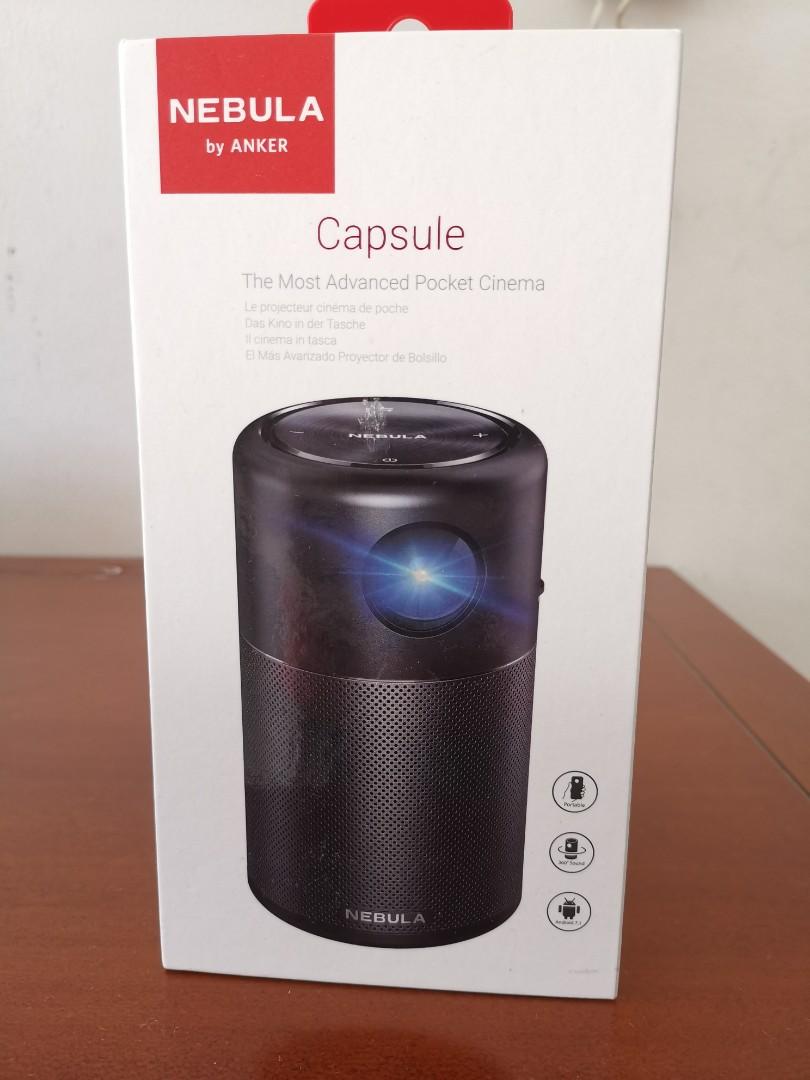 Nebula Capsule mini projector, TV & Home Appliances, TV & Entertainment ...