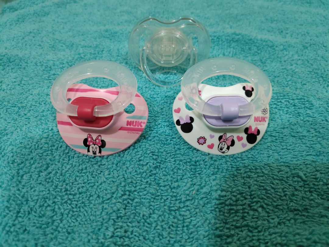 Nuk Disney Baby Minnie Mouse Orthodontic Pacifier(0-6mos), Babies ...