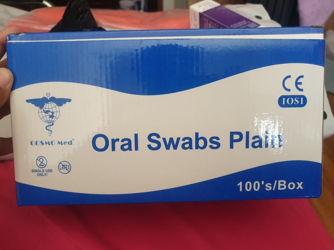 Plain Oral Swab without sodium bicarb, Health & Nutrition, Medical ...