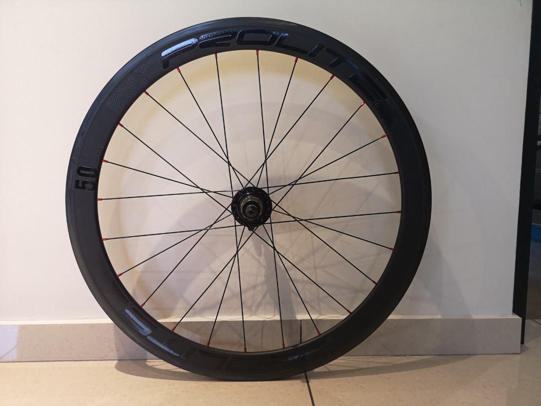 Prolite clinchers 50mm carbon wheels, Sports Equipment, Bicycles ...