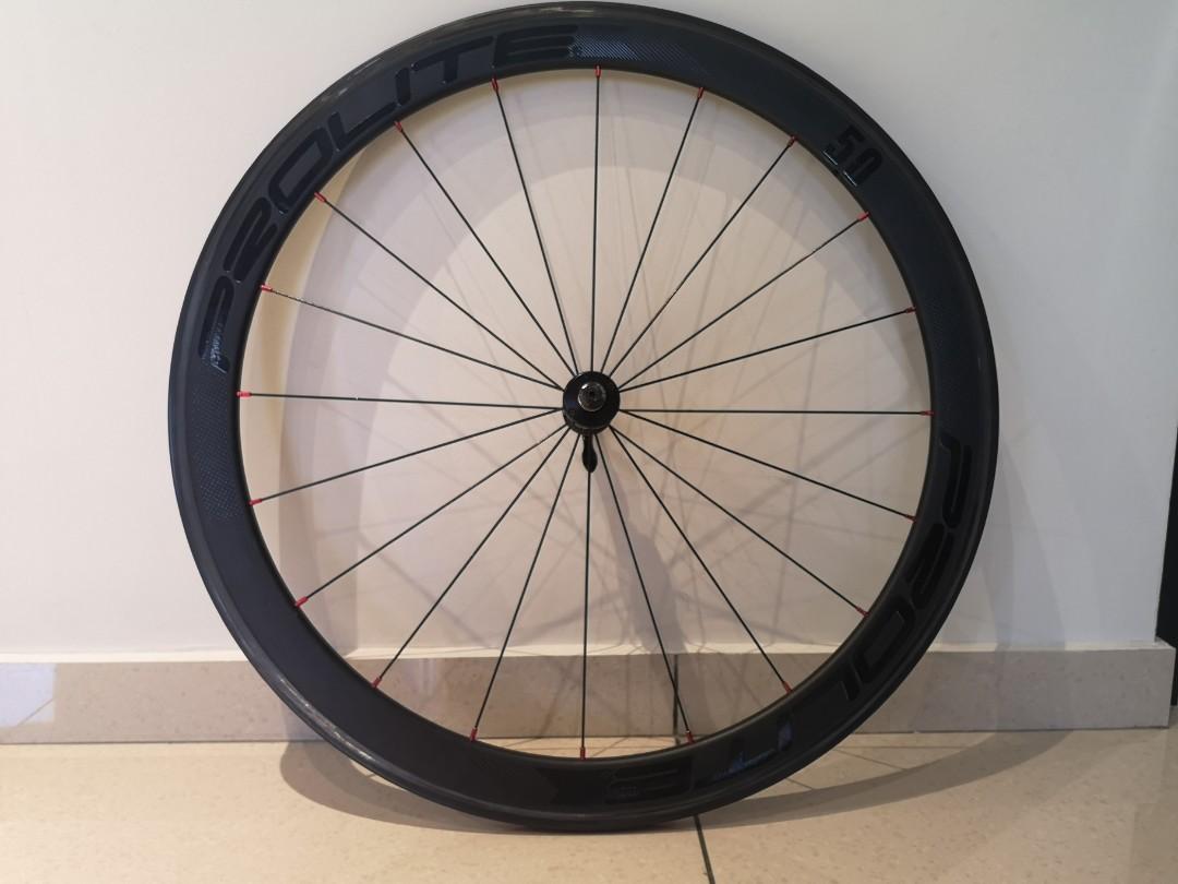 Prolite clinchers 50mm carbon wheels, Sports Equipment, Bicycles ...