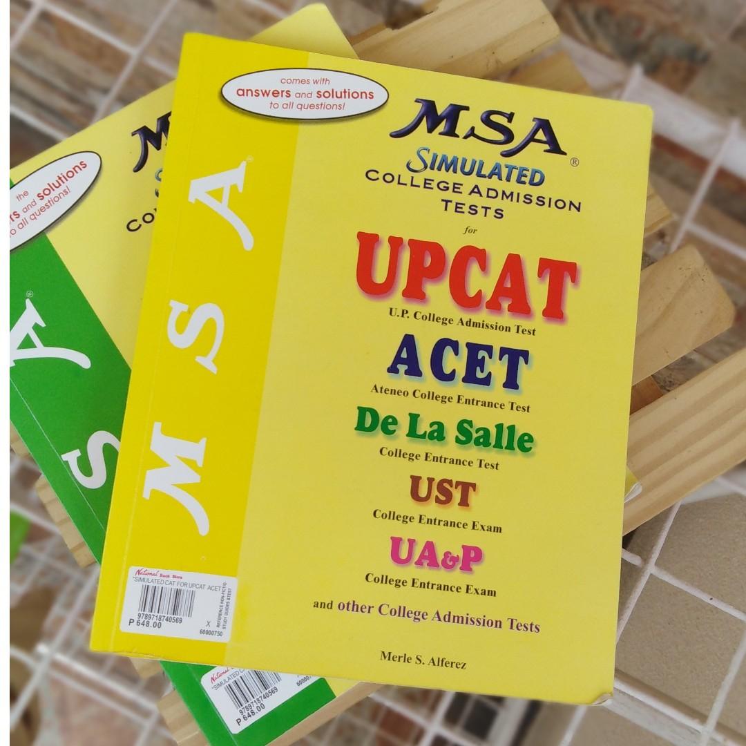 UPCAT/ACET/DCAT/USTET Reviewer, Hobbies & Toys, Books & Magazines ...