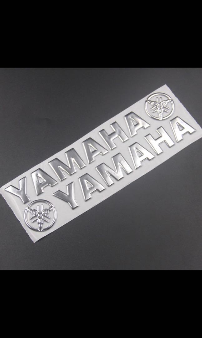 Yamaha 3D emblem sticker logo, Motorcycles, Motorcycle Accessories on ...