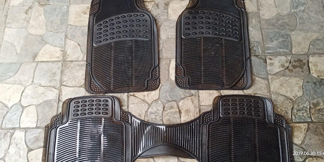 Autoform 3PC-BLK Front and Rear Plastic Car Mat (Black), Car Parts ...