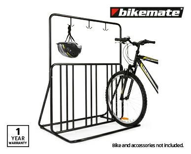 Bikemate 6 Bicycle Bike Helmet Valet Parking Storage Stand Rack, Sports ...