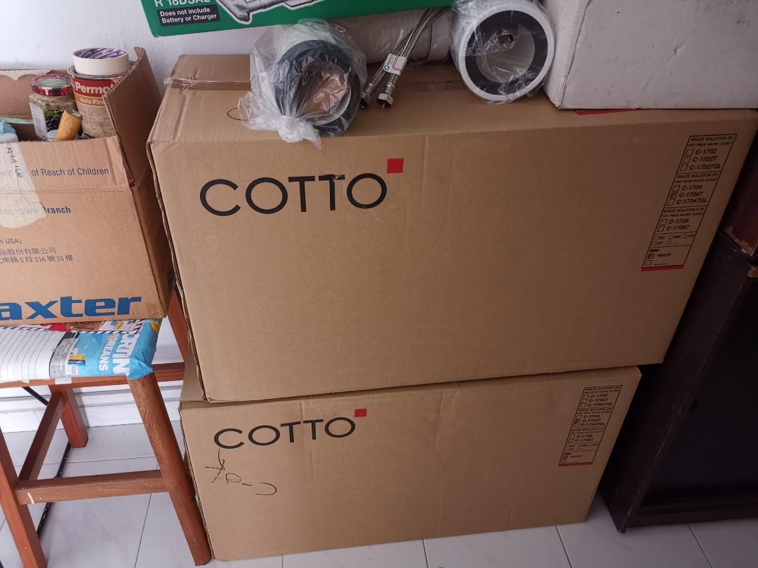 BN Cotto brand Toilet Bowl (2 sets), Furniture & Home Living, Bathroom ...