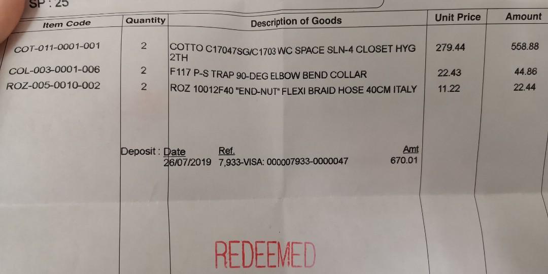 BN Cotto brand Toilet Bowl (2 sets), Furniture & Home Living, Bathroom ...