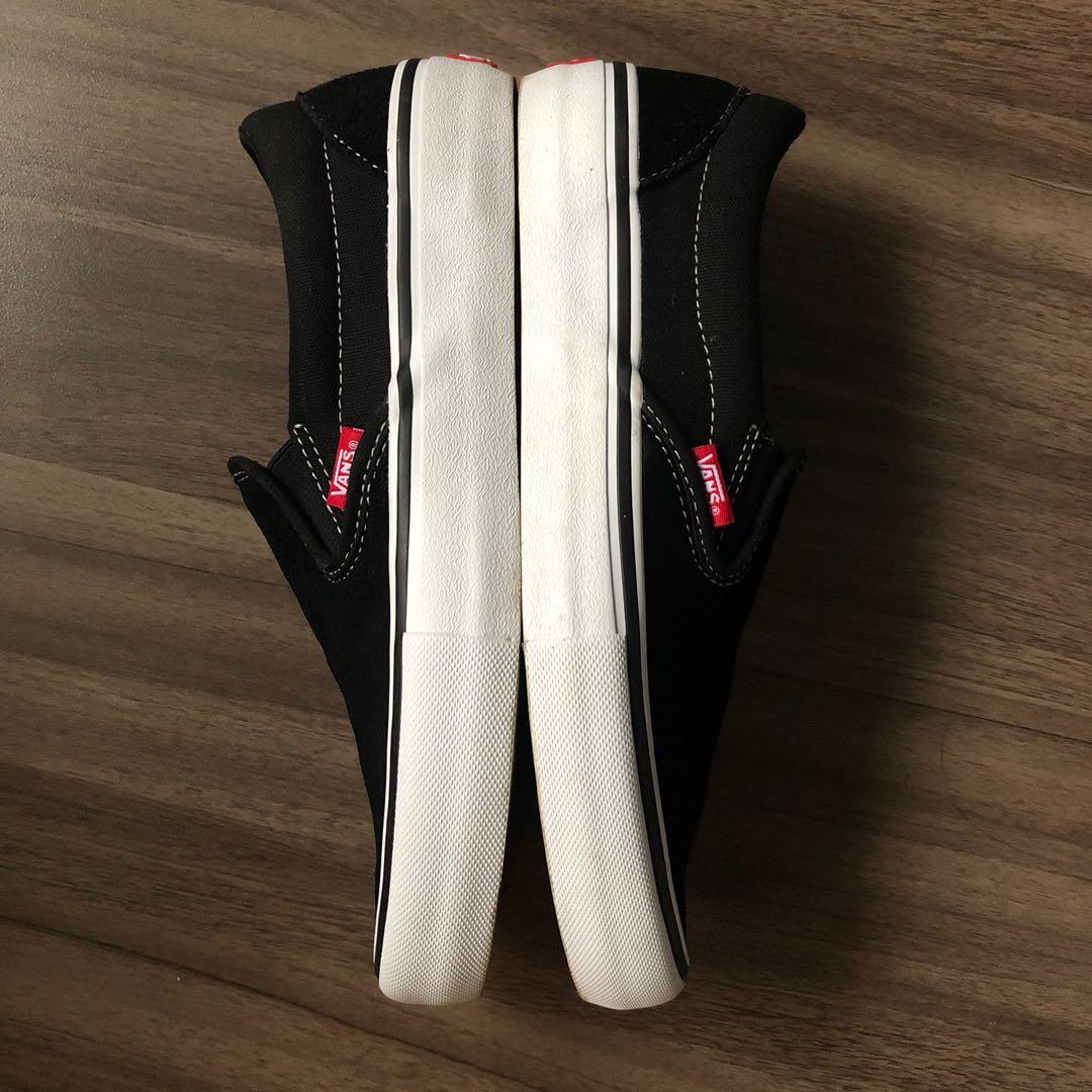 Vans Slip On Pro Ultracush Black and White, Men's Fashion, Footwear ...