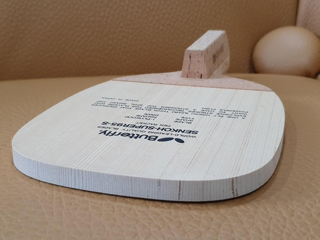 Butterfly Vintage Senkoh Super 95S Penhold Table Tennis Racket, Sports ...