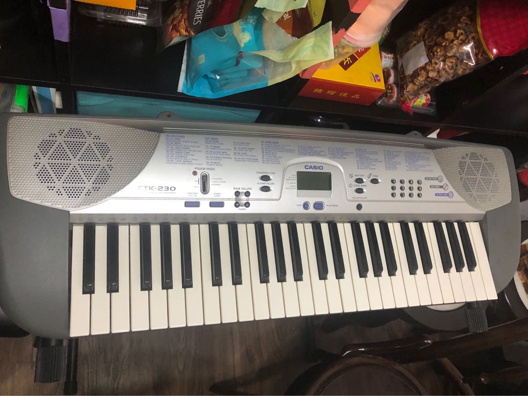 Casio key board with racks and chairs, Hobbies & Toys, Music & Media ...