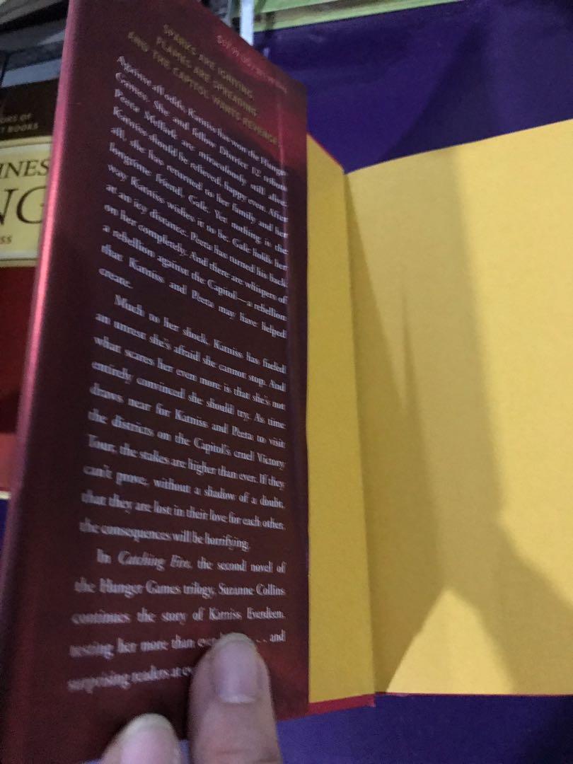 Catching Fire Hungergames (Hardbound), Hobbies & Toys, Books ...