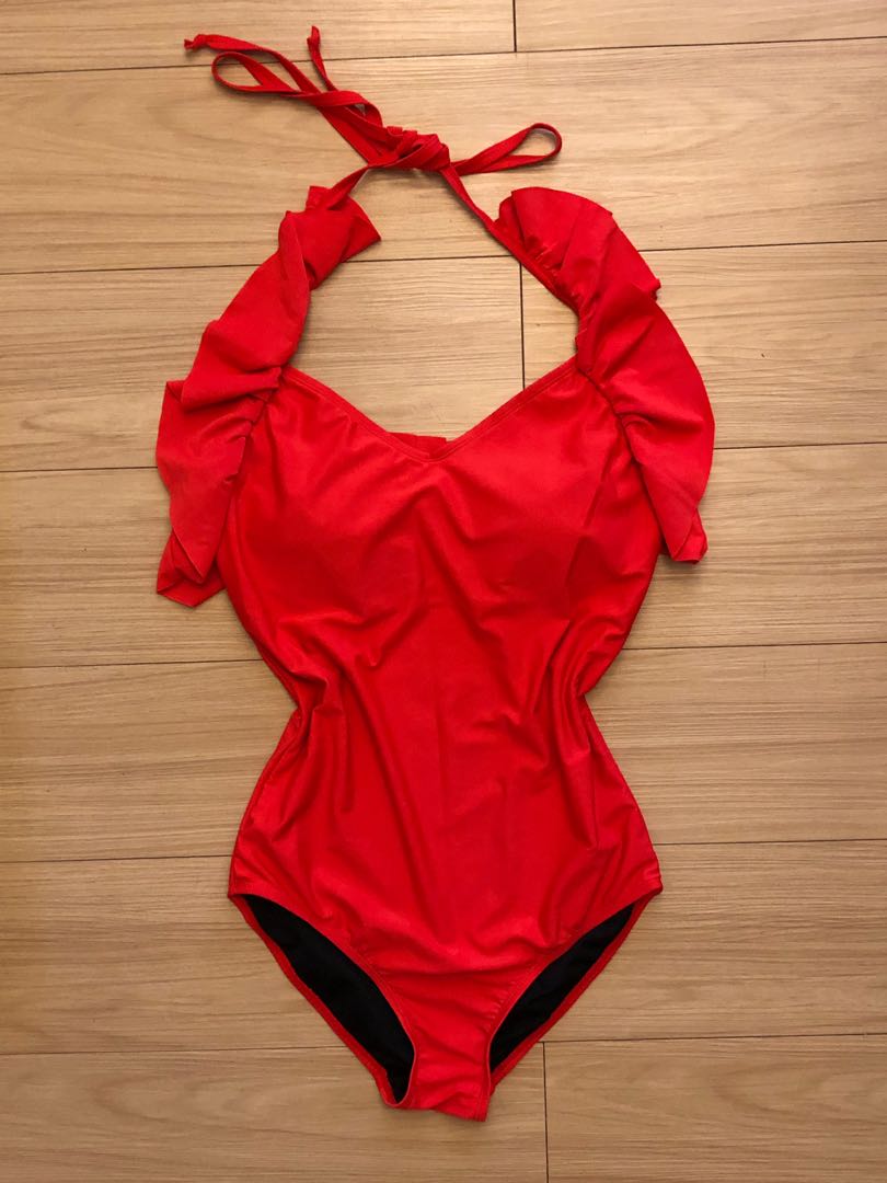 Cococabana Red swimsuit, Women's Fashion, Swimwear, Bikinis & Swimsuits ...