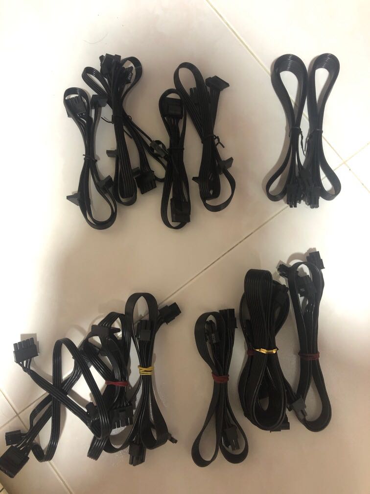 Cooler Master psu V series cables, Computers & Tech, Parts ...