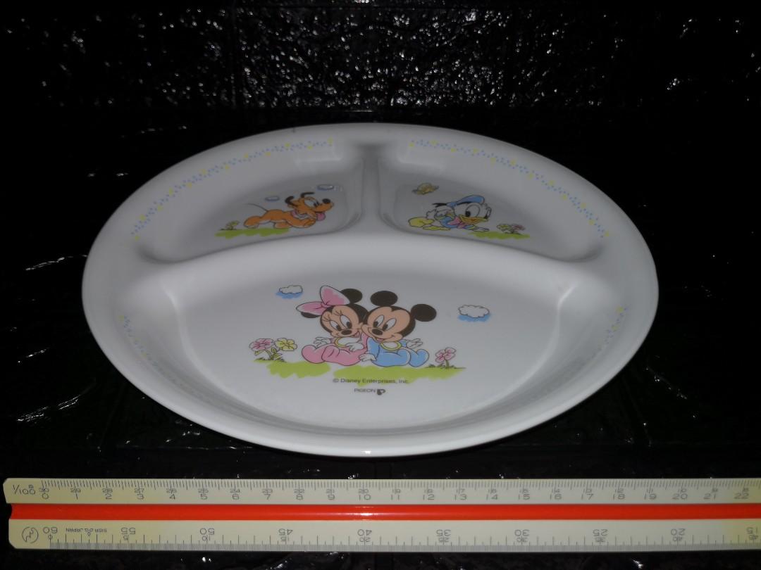 Corelle cute special Disney children's food sorting dish, Furniture ...