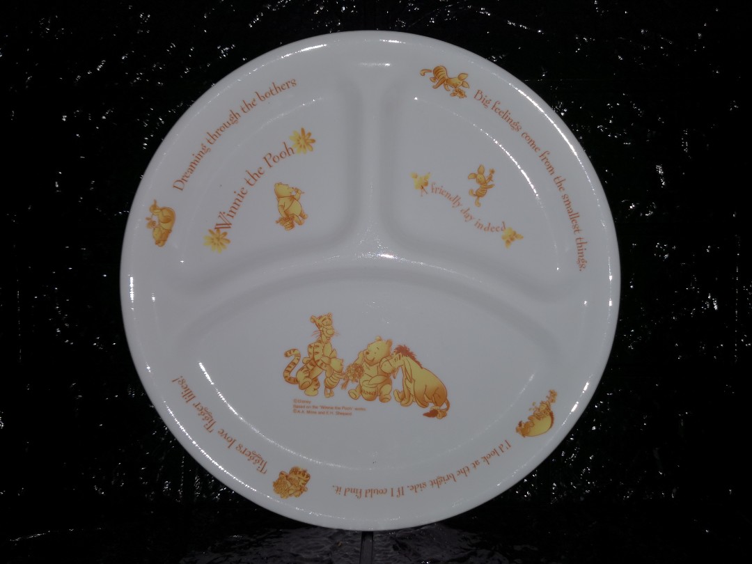 Corelle special edition Disney bear and friend food sorting dish ...