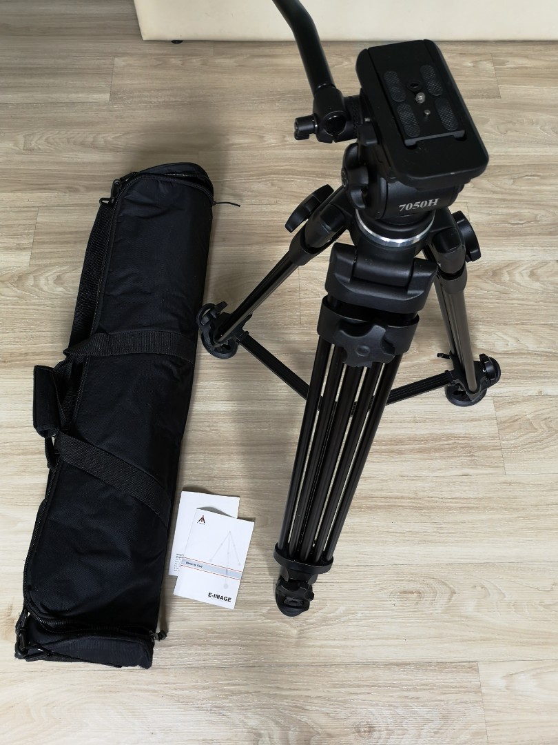 E image fluid head video tripod, Photography, Photography Accessories ...