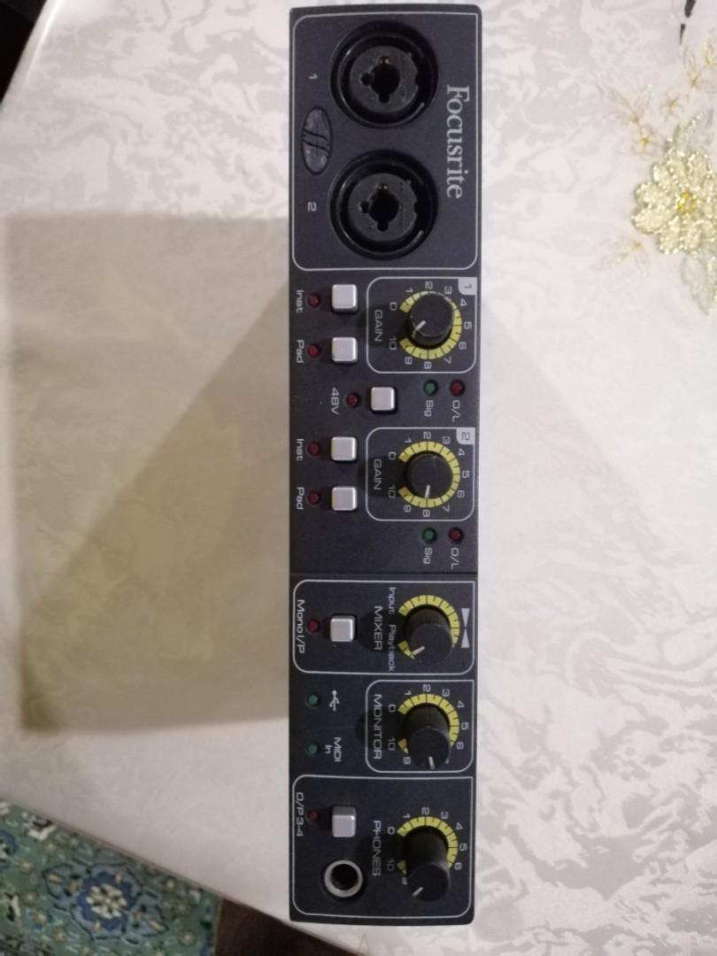 Focusrite Saffire 6 USB Audio Interface, Computers & Tech, Parts ...