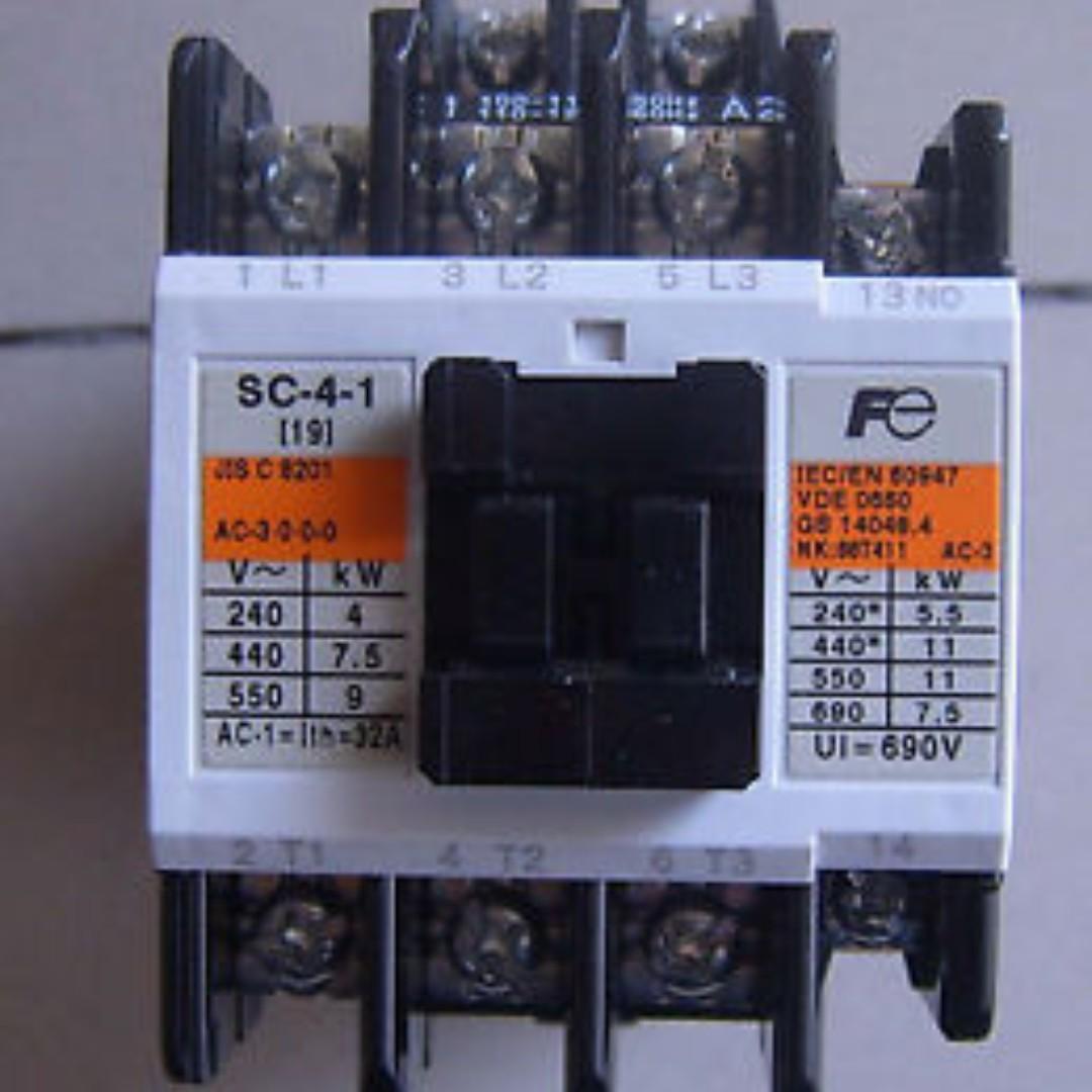 FUJI MAGNETIC CONTACTOR SC-4-1, Commercial & Industrial, Construction Tools & Equipment on Carousell