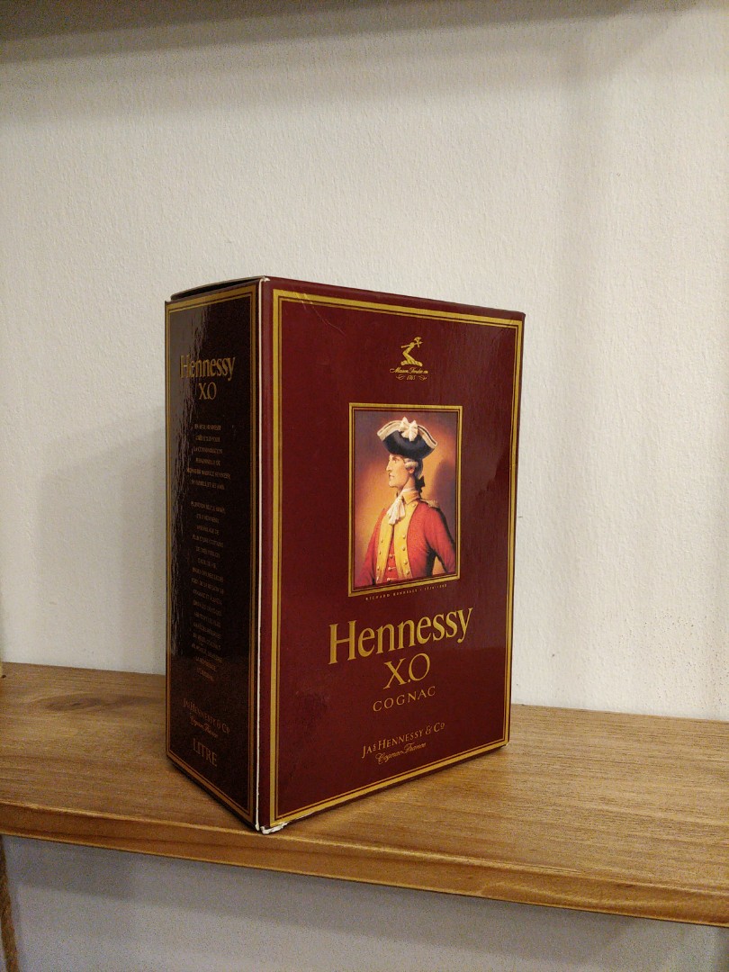 Hennessy XO Cognac 1 Litre, Food & Drinks, Alcoholic Beverages on Carousell