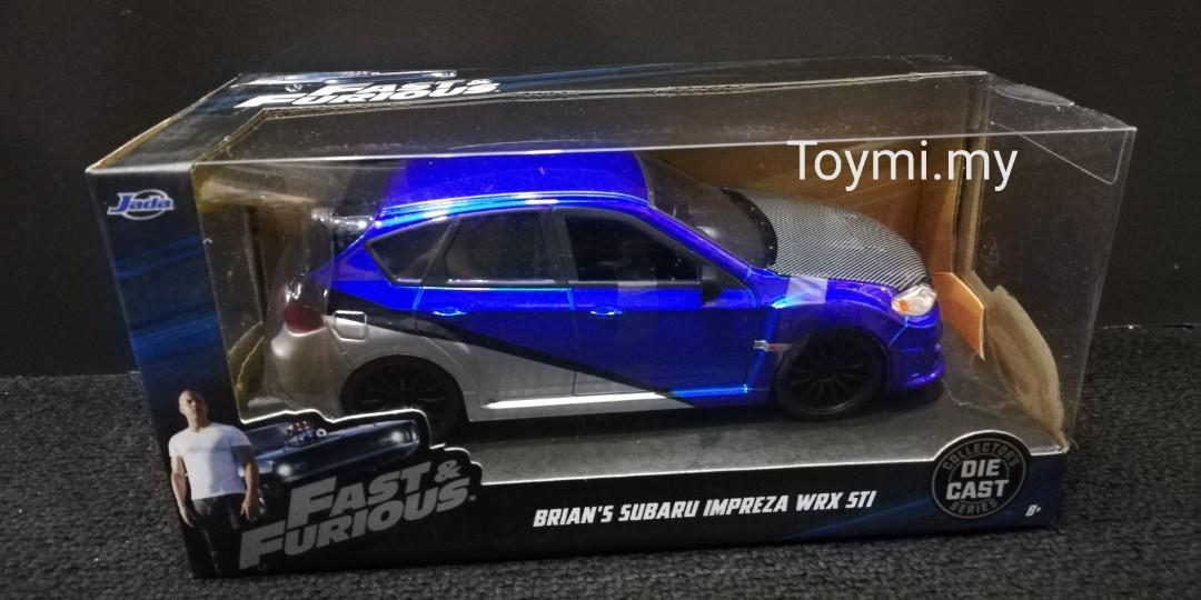 Jada 1/24 Brian Subaru Impreza WRX STI Fast and Furious, Hobbies & Toys, Toys & Games on Carousell