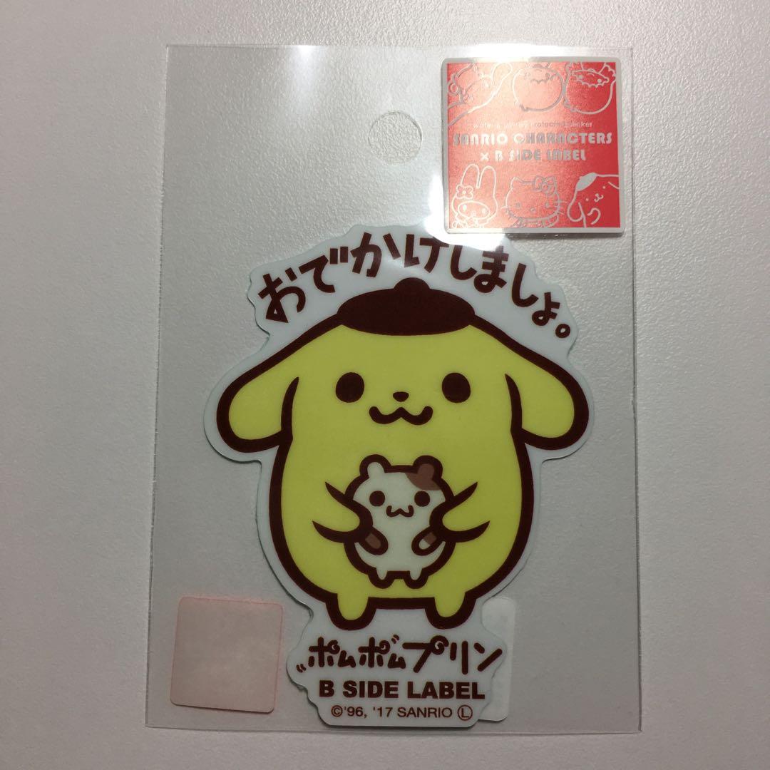 Japan Tokyo Sanrio Pompompurin 布丁狗 B Side Label Sticker 貼紙 (7), 興趣及遊戲 ...