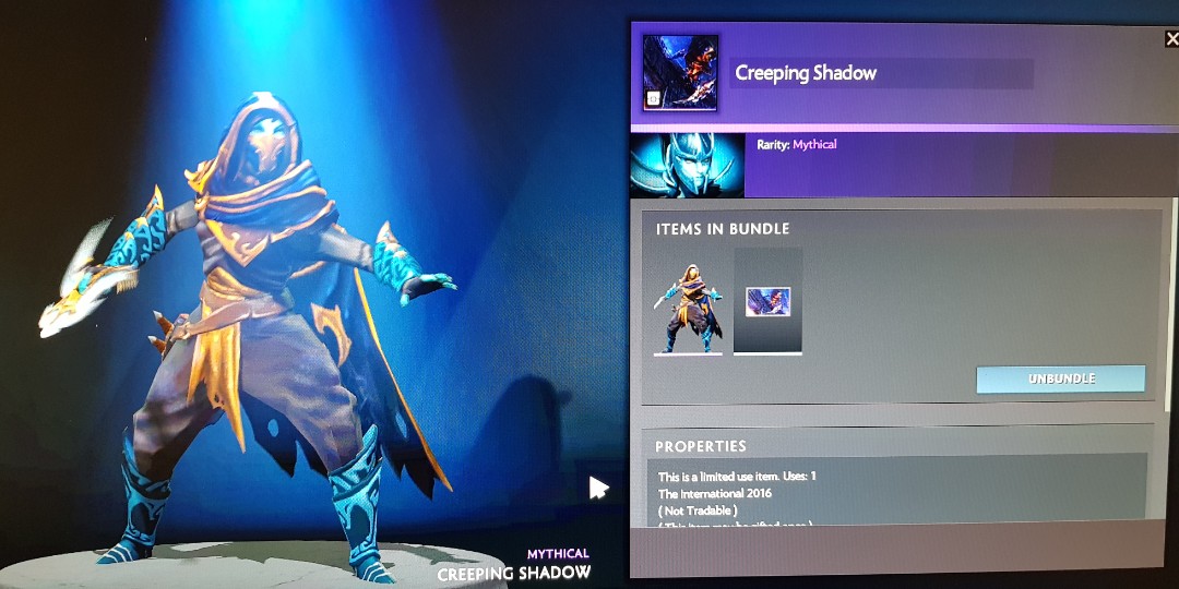[limited Dota 2 PA set]creeping shadow, Video Gaming, Gaming ...
