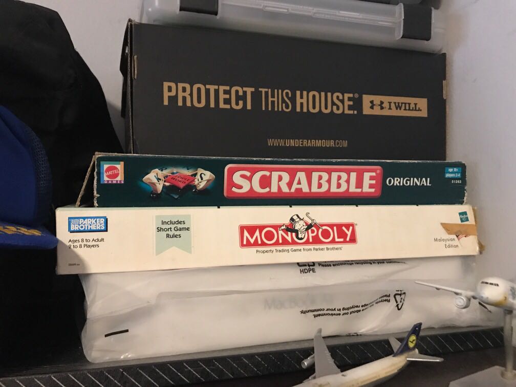 Monopoly and scarble games, Hobbies & Toys, Toys & Games on Carousell