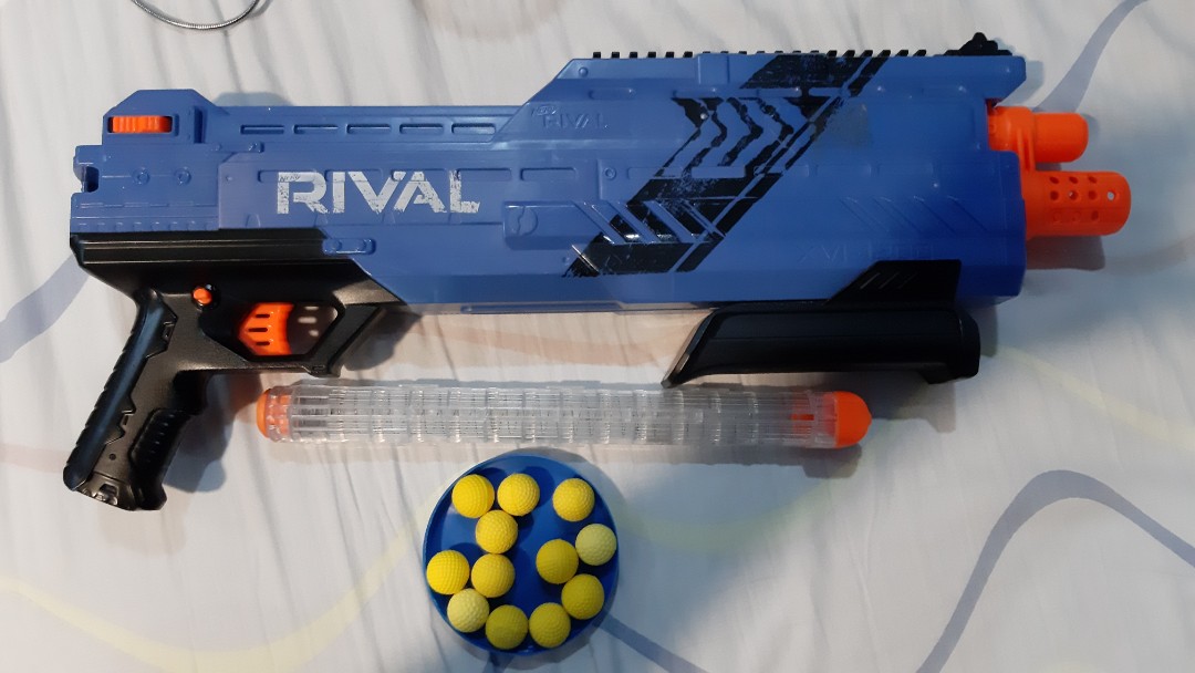Nerf Rival Atlas (Blue Team), Hobbies & Toys, Toys & Games on Carousell