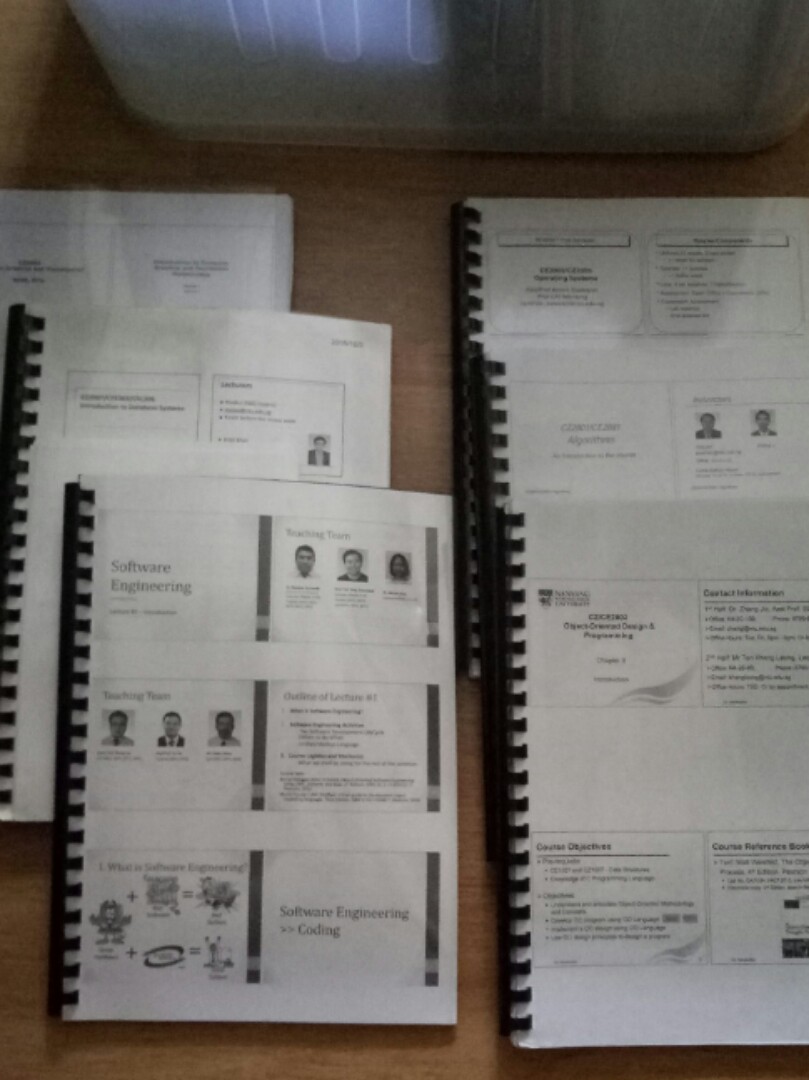 NTU Computer Science Year 2 Lecture Notes, Hobbies & Toys, Books ...