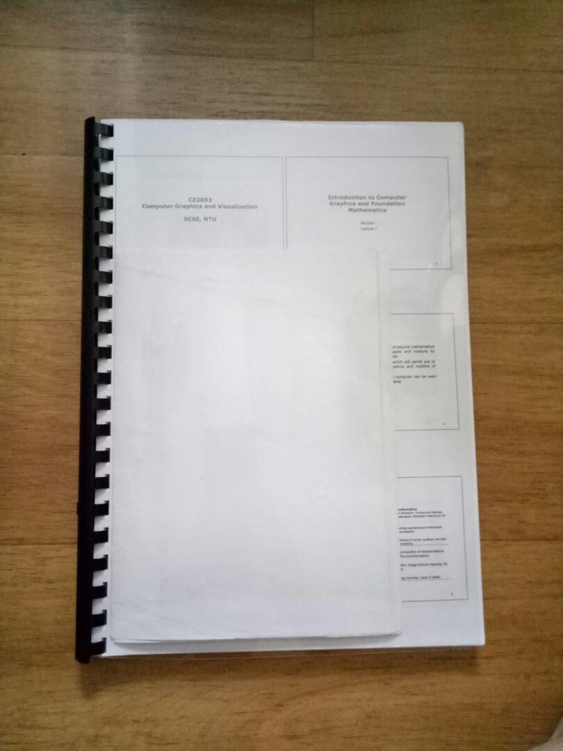 NTU Computer Science Year 2 Lecture Notes, Hobbies & Toys, Books ...