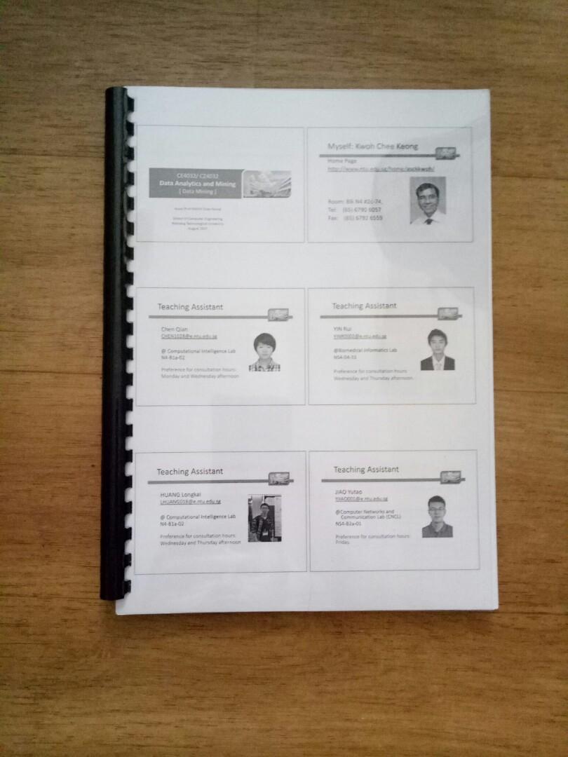 NTU Computer Science Year 4 Lecture Notes, Hobbies & Toys, Books ...