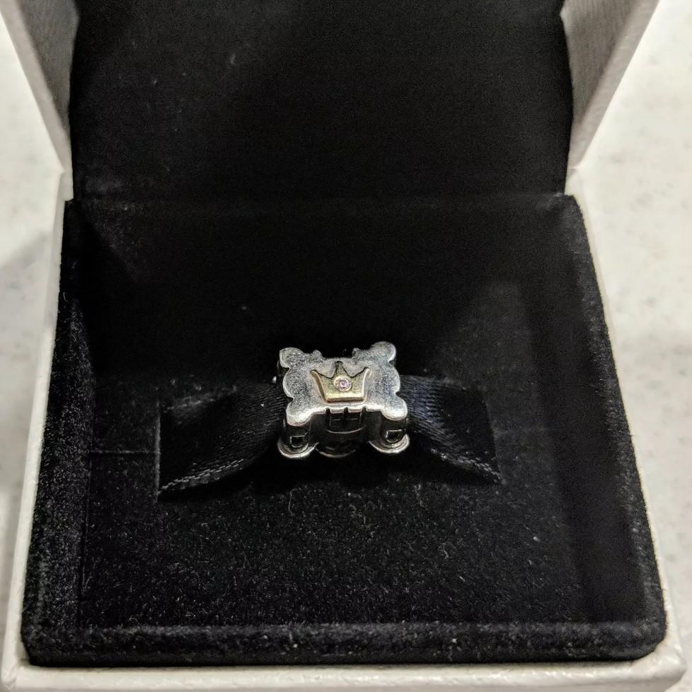 Pandora Disney Castle charm 14k Gold, Women's Fashion, Jewelry ...