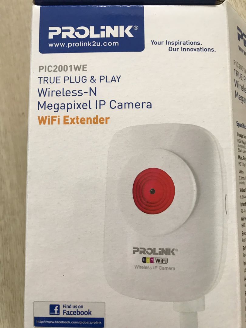 Prolink wireless ip camera, Furniture & Home Living, Security & Locks ...