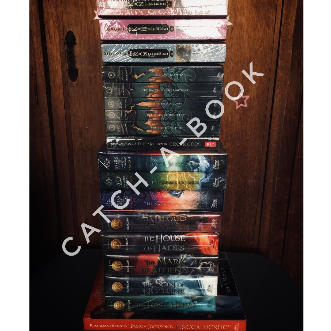 RICK RIORDAN COLLECTION: KANE CHRONICLES, PERCY JACKSON, HEROES OF ...