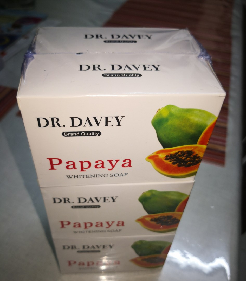 Sabun buku mandi Dr. Davey papaya soap, Beauty & Personal Care, Bath ...