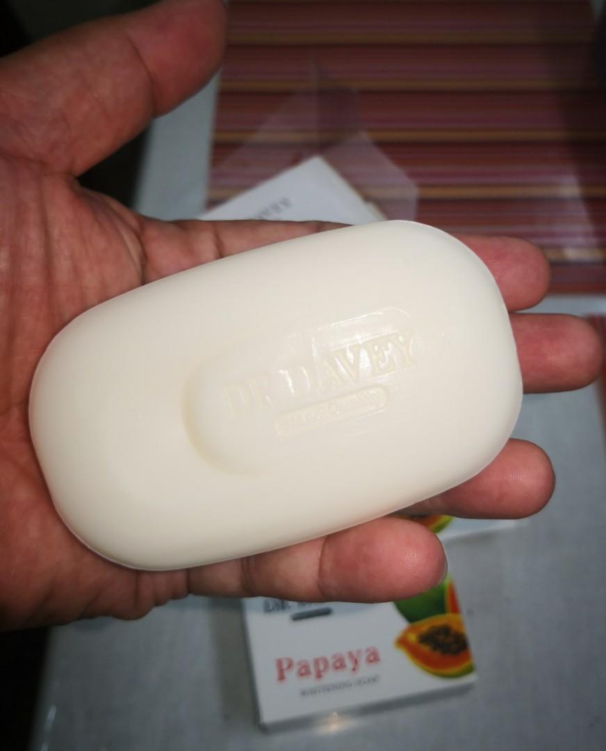 Sabun buku mandi Dr. Davey papaya soap, Beauty & Personal Care, Bath ...