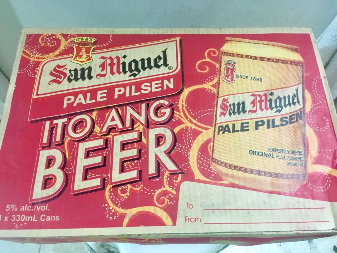San miguel beer - Pilsen, 1 case on Carousell