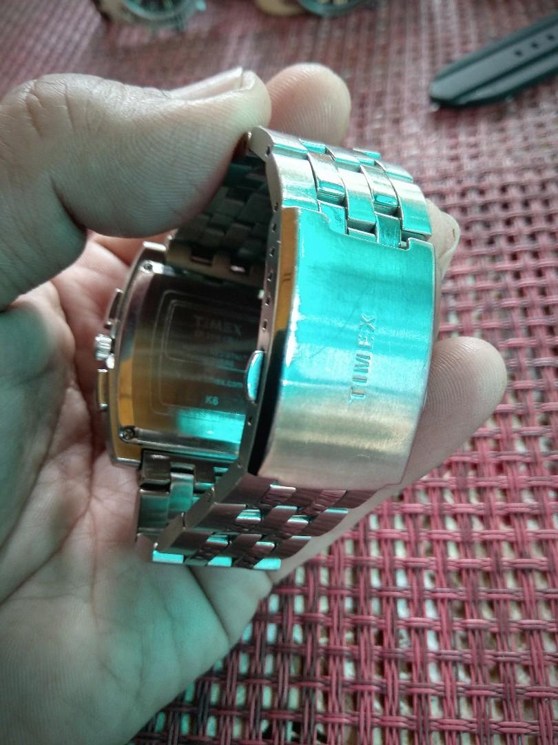 Timex Indiglo Square Chronograph, Men's Fashion, Watches & Accessories ...