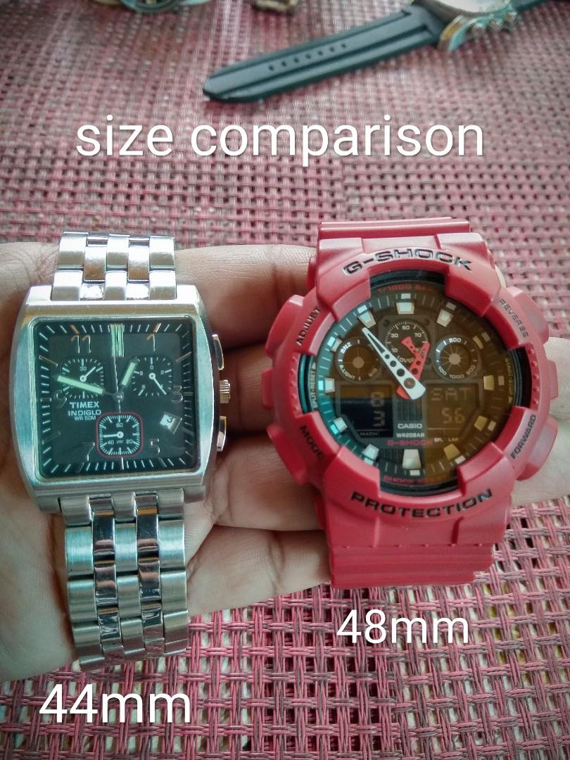 Timex Indiglo Square Chronograph, Men's Fashion, Watches & Accessories ...