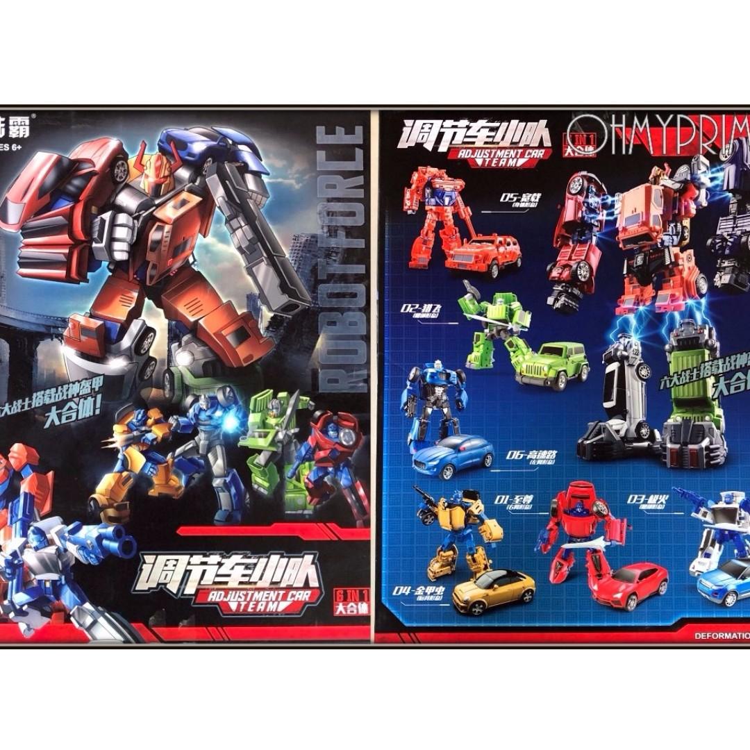 Transformers Wei Jiang Throttlebots Combiner Wideload Goldbug Bumblebee ...