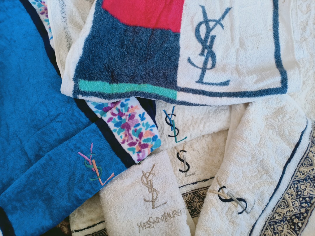 YSL towel collection, Luxury, Accessories on Carousell