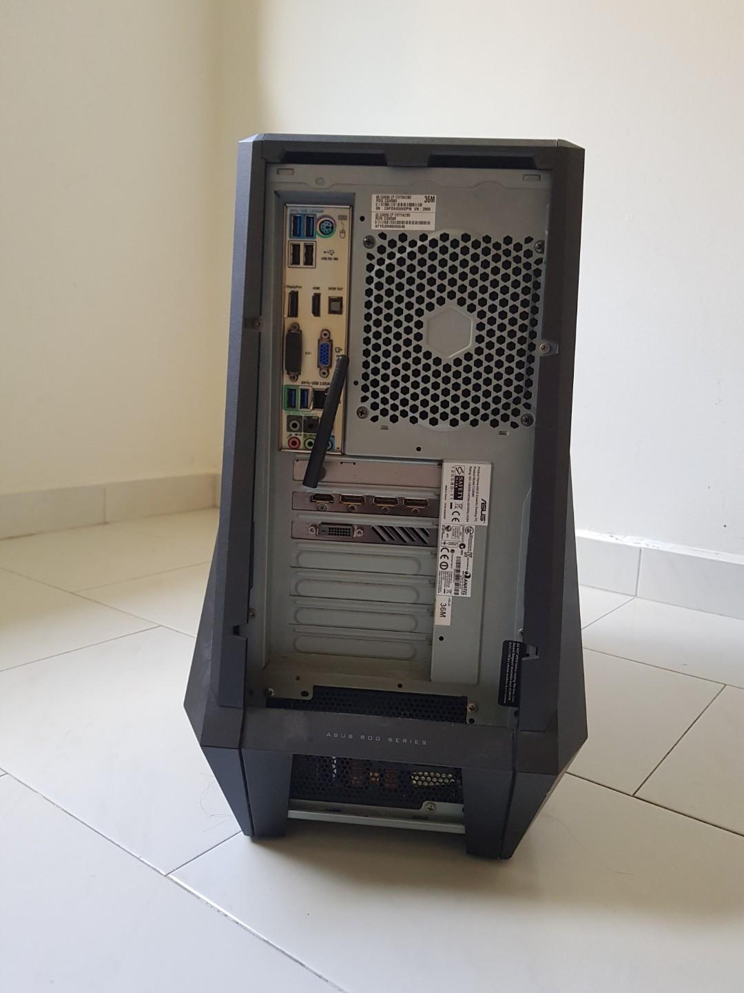 Asus ROG PC Desktop Computer Build, Computers & Tech, Parts ...