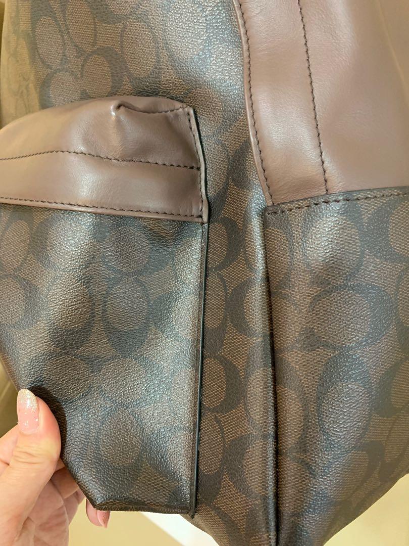 Authentic Coach men travel bag backpack laptop bag monogram ready stock ...