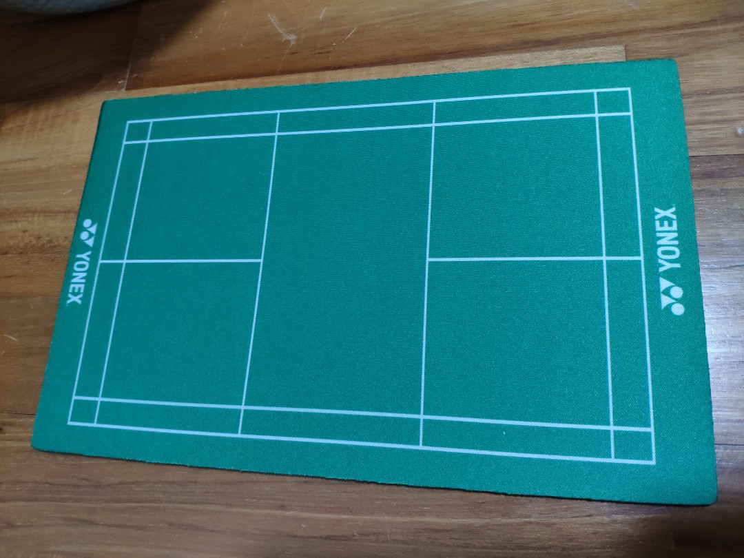 Authentic Yonex Badminton Court Mouse pad, Computers & Tech, Parts ...