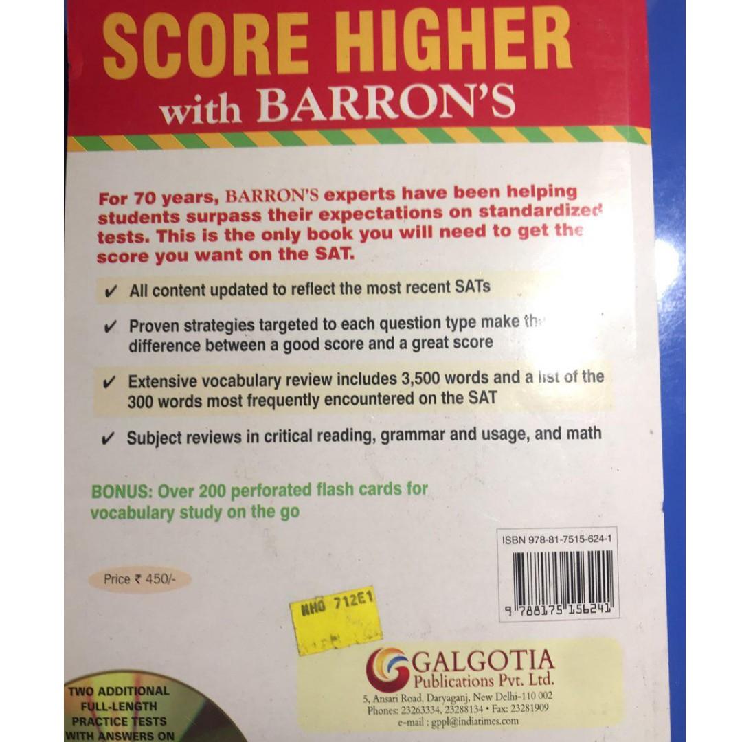 Barron's Guide To The SATs, Hobbies & Toys, Books & Magazines ...
