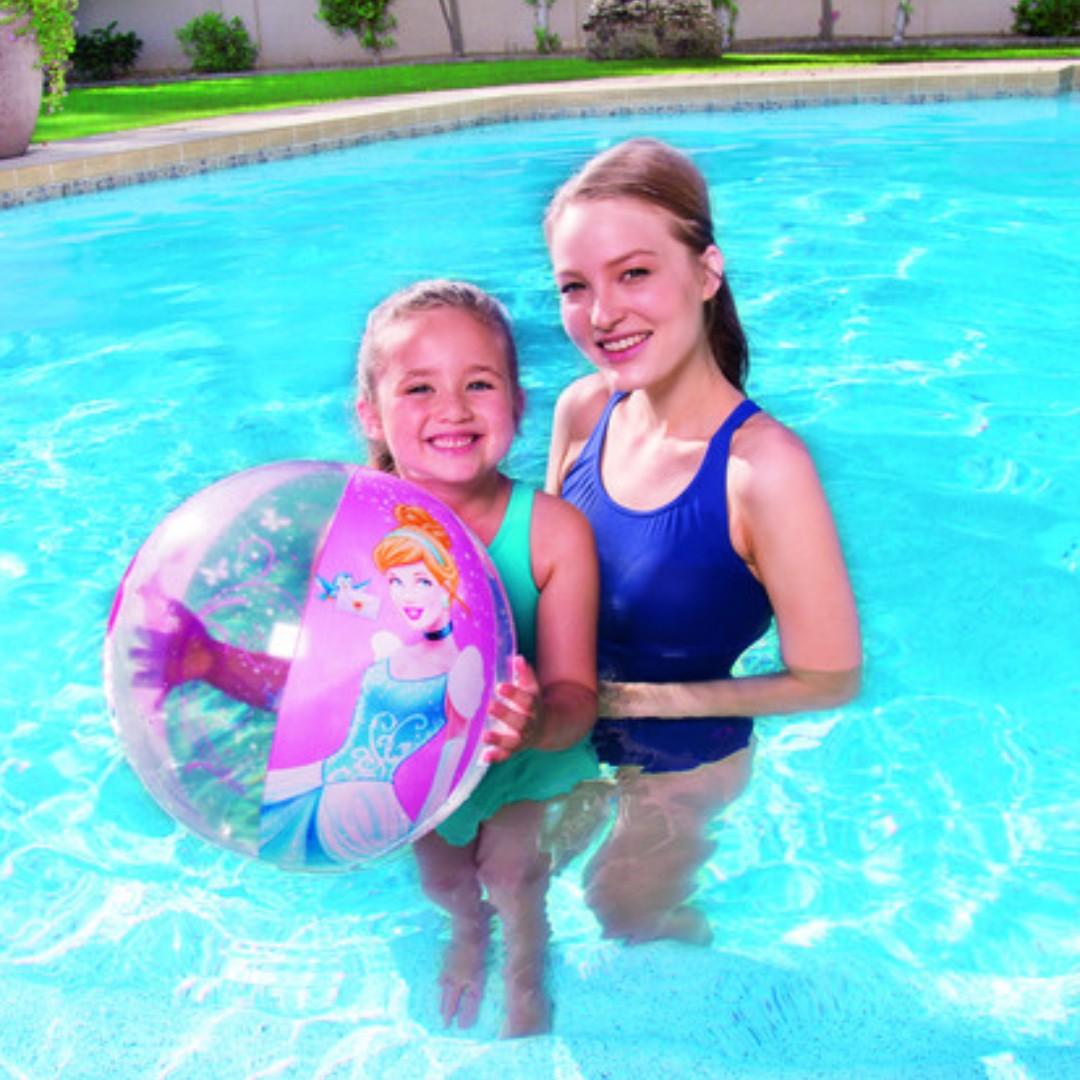 Bestway Disney Princess Inflatable Beach Ball Princess Ariel Belle ...