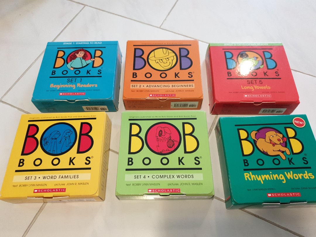 Bob Books Full set, Hobbies & Toys, Books & Magazines, Children's Books ...