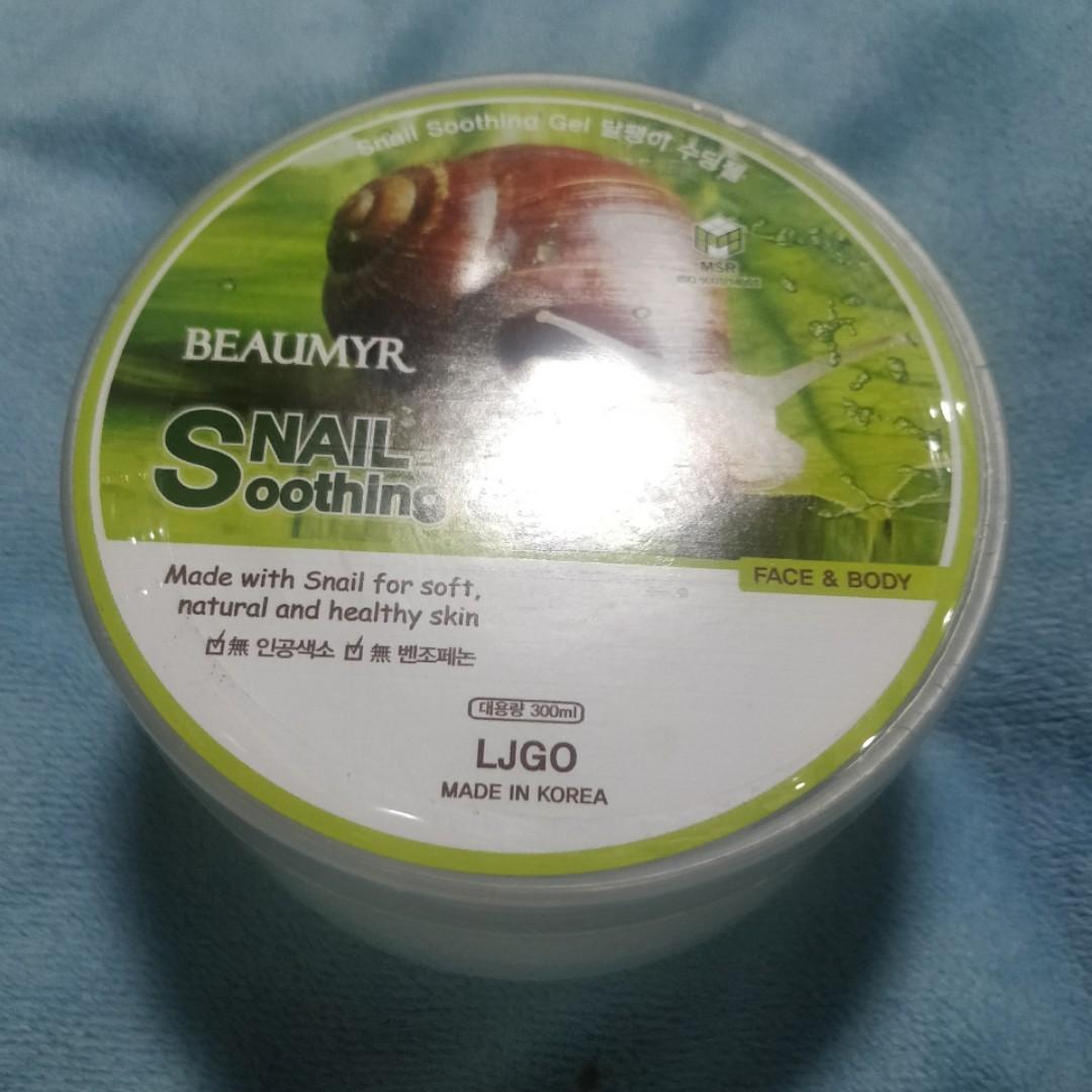 brand new beaumyr snail soothing gel (:, Beauty & Personal Care, Face ...